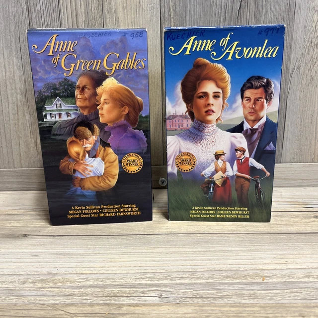 DISNEY ANNE OF Green Gables & Anne of Avonlea VHS Sets TV Mini Series 4 ...