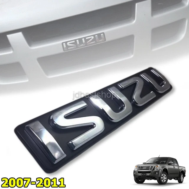 EMBLEM BADGES GRILLE logo Chrome Front Car Pickup For Isuzu Dmax D-max ...