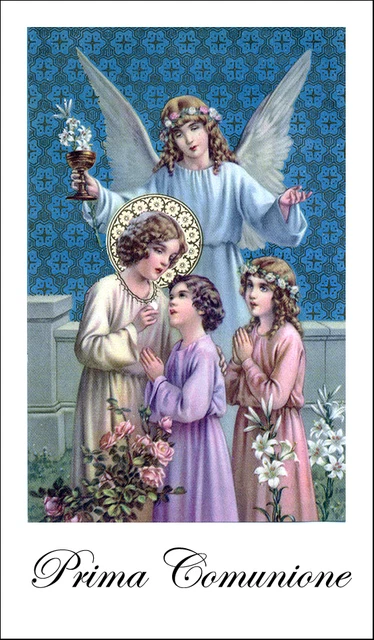 ADESIVO STICKER SANTINO HOLY CARD PRIMA COMUNIONE n 1 EUR 1,62 ...