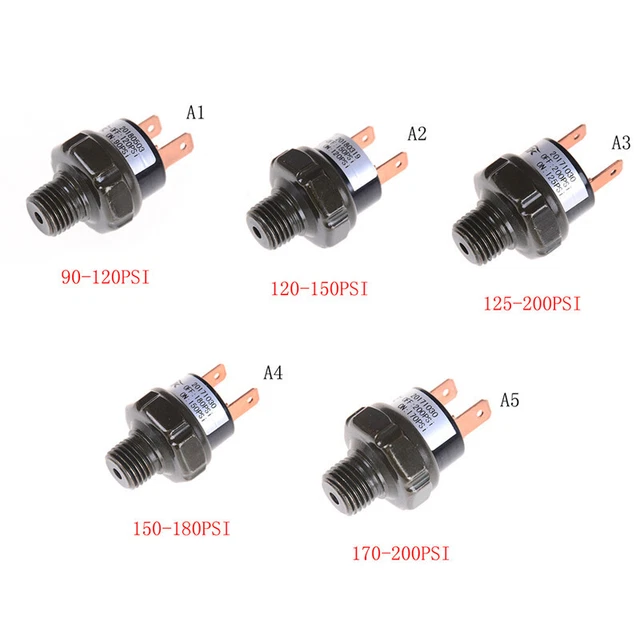 120-150 PSI AIR Compressor Tank Pressure Control Switch Valve 1/4" NPT ...