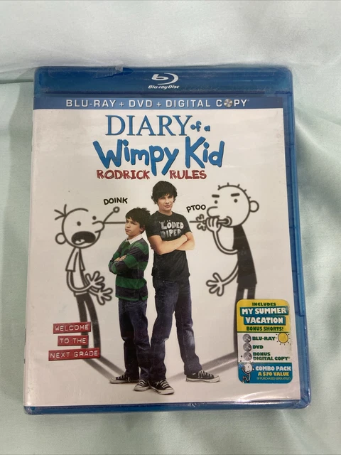 DIARY OF A Wimpy Kid: Rodrick Rules (Blu-ray/DVD, 2011, 3-Disc Set ...