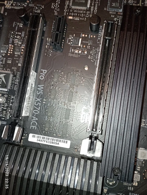 FAULTY ASUS WS X570-ACE Workstation AM4 Motherboard AMD Ryzen - READ ...