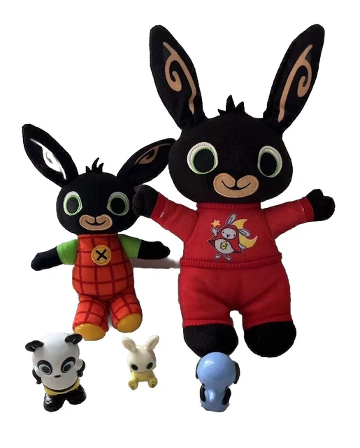 CBEEBIES 2 X Bing Plush and Figure Bundle £5.95 - PicClick UK