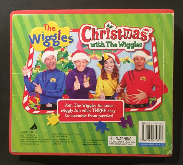 CHRISTMAS WITH THE Wiggles Jigsaw Puzzle (Foam Book 2016) By Lake Press ...