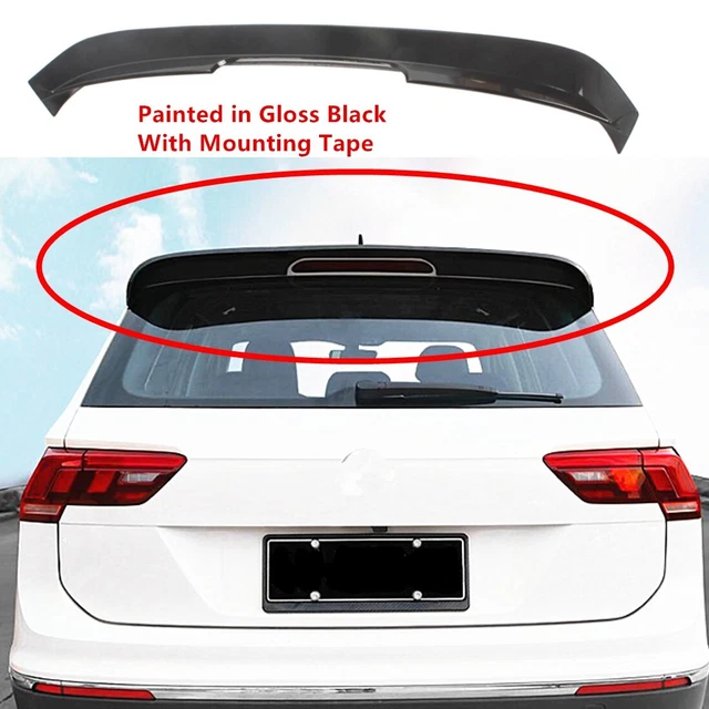 FOR VW TIGUAN II MK2 16-23 R-Line Rear Boot Trunk Roof Lip Spoiler ...