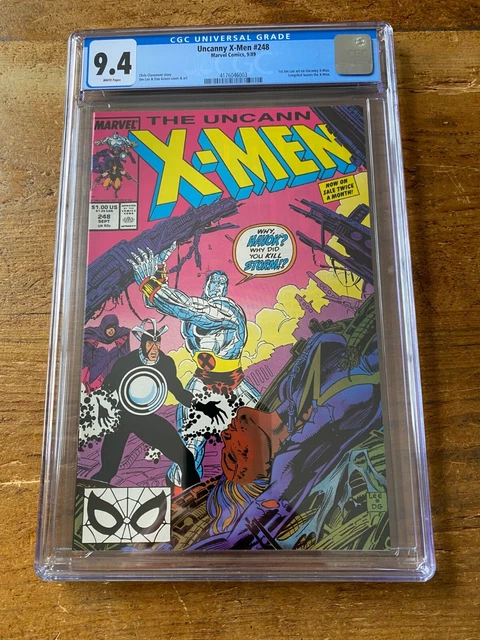UNCANNY X-MEN #248 Marvel 1989 1ère Jim Lee Marvel Comics pages ...
