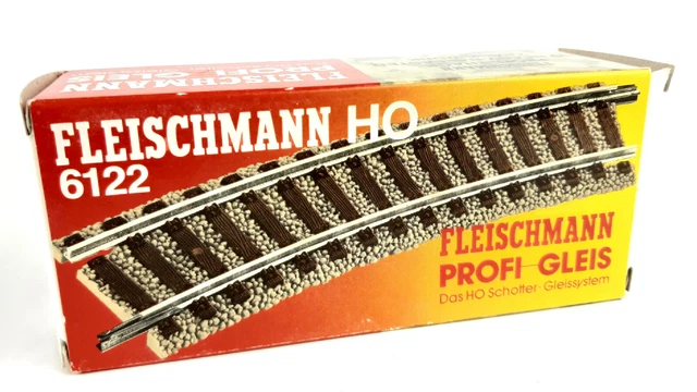 FLEISCHMANN #6122 PROFI-TRACK Curves X 10 Pack Excellent Boxed Ho/Oo(Gj ...