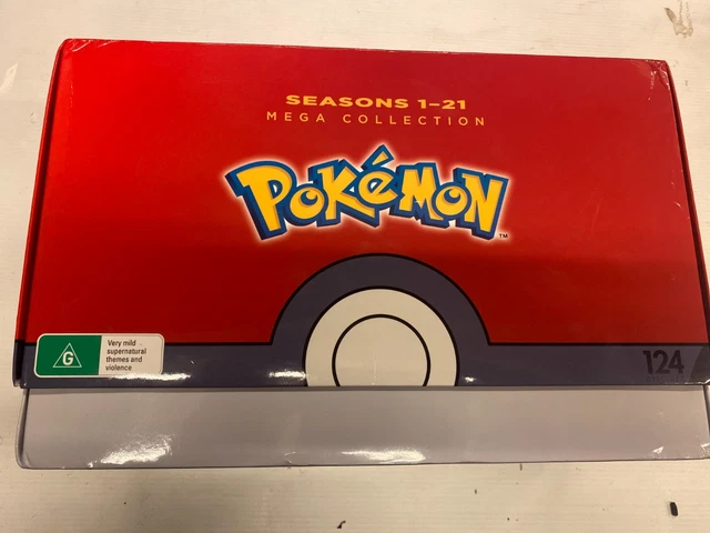 POKEMON DVD SEASON 1-21 Mega Collection box Set Indigo League Sun Moon ...