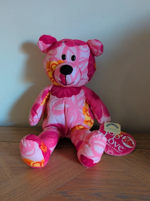 POP LOVE PINK Bear Turns Into A Heart Plush Toy £5.98 - PicClick UK