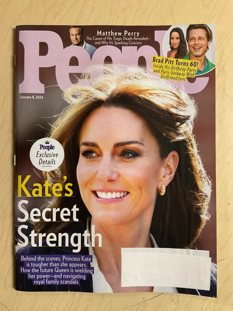 JANUARY 2024 PEOPLE Magazine Princess Kate on cover + Matthew Perry ...