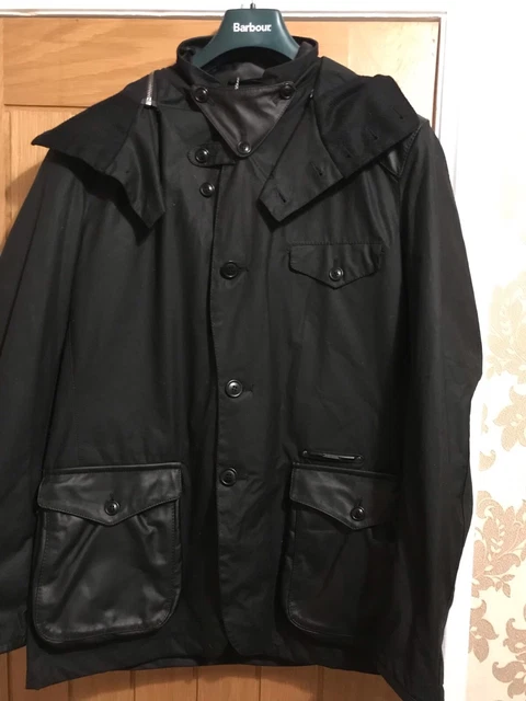 BARBOUR GOLD-STANDARD SUPA-COMMANDER (Beacon Sports) Men’s BLACK Wax ...