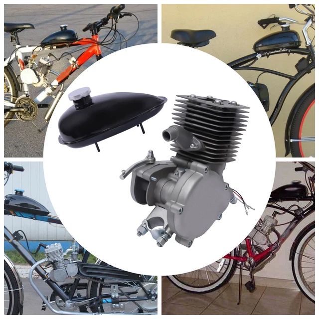 80cc Motorized Bike Kit 80CC 2-Stroke Gas Bicycle Motor Kit - 1.85KW ...