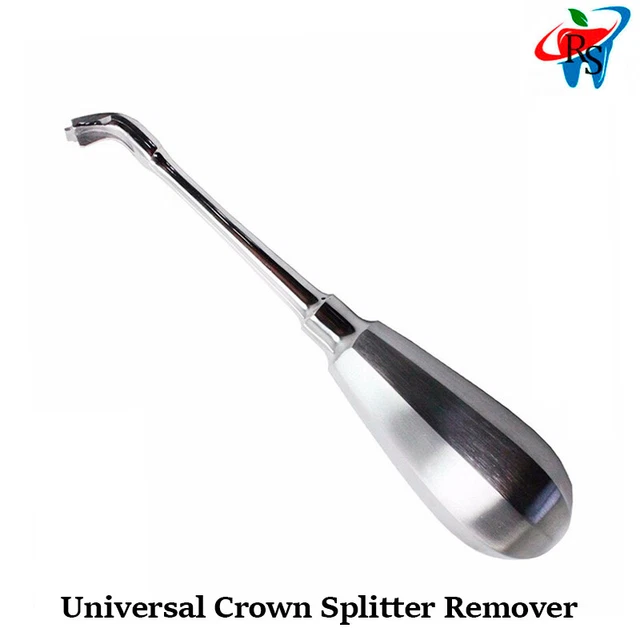 DENTAL CROWN SPLITTER Remover Offset Elevator Full Metal Body Tool £19. ...