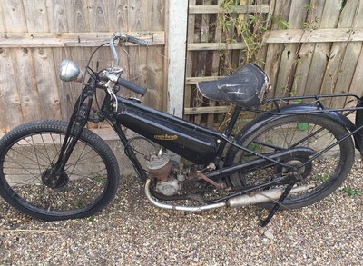 RARE FRANCIS BARNETT 1952 autocycle 98cc barn find needs restoration V5 ...