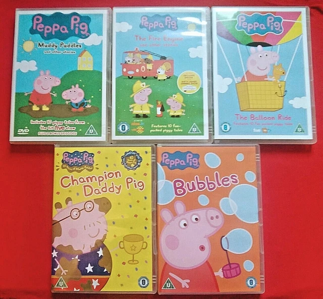 PEPPA PIG - Dvd Bundle - ( 5 Dvds ) - Region 2 EUR 11,69 - PicClick IT
