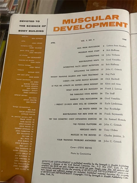 Muscular Development