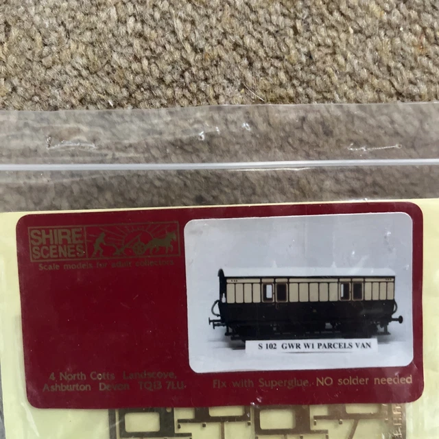 SHIRE SCENES ALTERNATE brass sides for Ratio 610 S102 GWR W1 parcels ...
