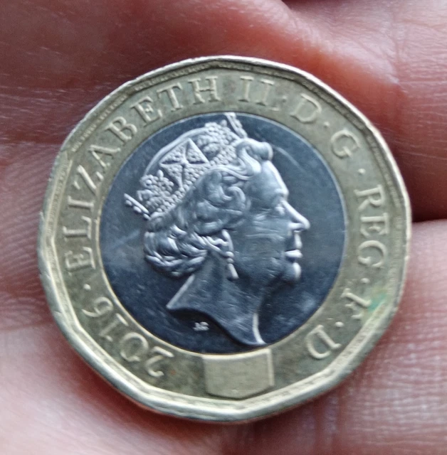 PIÈCES DE 1 euro Élisabeth | | one pound 2016 EUR 180,00 - PicClick FR