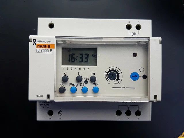 MERLIN GERIN IC200P 15286 time clock £31.88 - PicClick UK