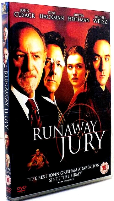 RUNAWAY JURY (2003) DVD Gene Hackman, John Cusack, Rachel Weisz, Dustin ...
