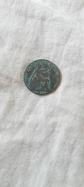 ONE PENNY 1910, Pièce En Bronze Belle Patine TTB EUR 6,00 - PicClick FR