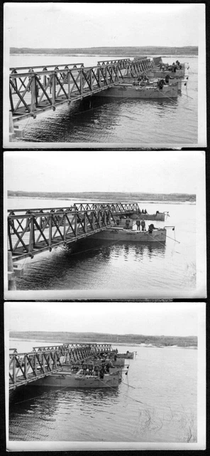 I10/13 WW2 ORIGINAL Photos Of German Wehrmacht Engineers Building ...