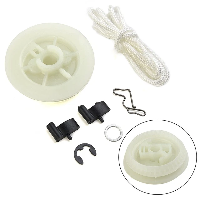 RECOIL STARTER PULLEY+ROPE+PAWL Set Replace 1123 195 0400 For Stihl 017 ...