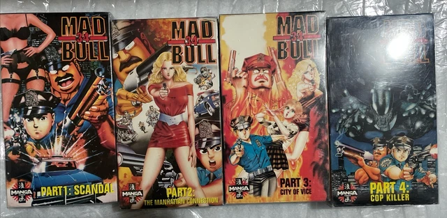 RARE VHS TAPES mad bull 34 parts 1-4 factory sealed £236.20 - PicClick UK