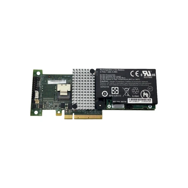 SCHEDA CONTROLLER RAID LSI MegaRAID SAS 9260-4i PCIe x8 6 Gb/s SAS/SATA ...