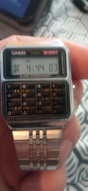 MONTRE ANCIENNE :CASIO CA-601 ALARME CHRONOGRAPHE, Calculatrice ...