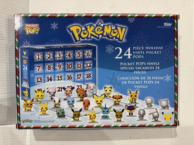 FUNKO POP POKEMON Advent Calendar 24 Pocket Pops Christmas New-Opened £ ...