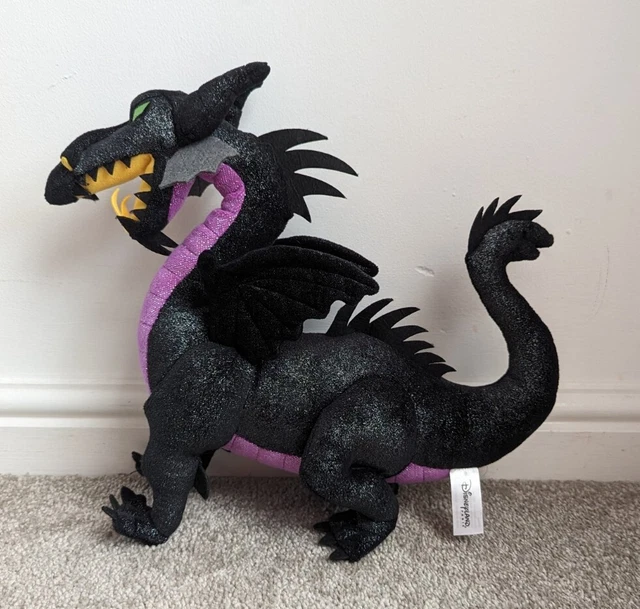 DISNEYLAND PARIS MALEFICENT Dragon Sleeping Beauty Soft Toy Plush ...