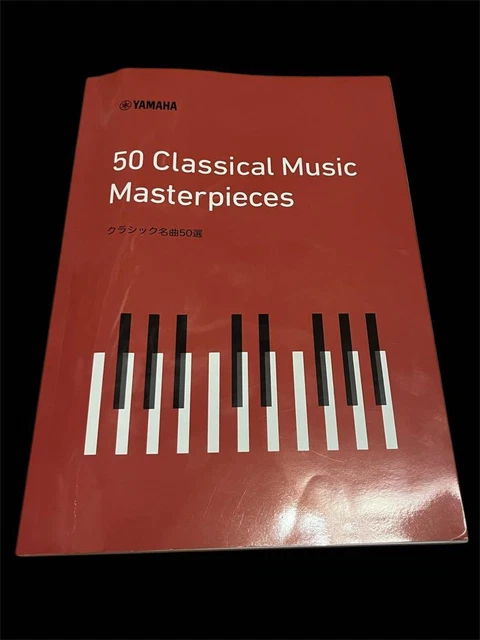 YAMAHA CLASSICAL PIANO Sheet Music Collection 50 Masterpieces Used £38. ...
