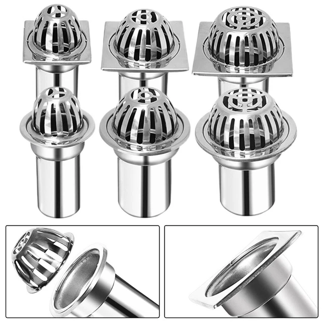 STAINLESS STEEL BALCONY Drainage Roof Detachable/Floor Drain-Cover Rain ...