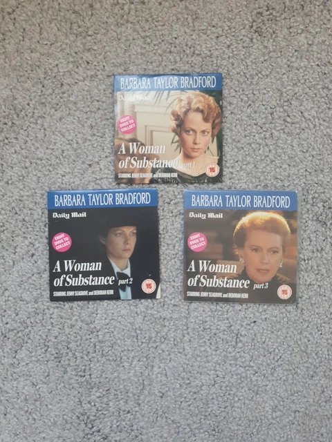 DAILY MAIL SET 3 DVDs, A Woman Of Substance, By Barbara Taylor Bradford ...
