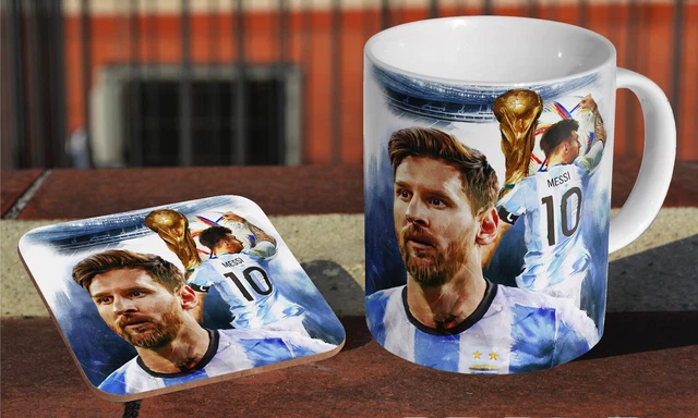 LIONEL MESSI ARGENTINA Champion Artwork - Coffee / Tea Mug + Matching ...