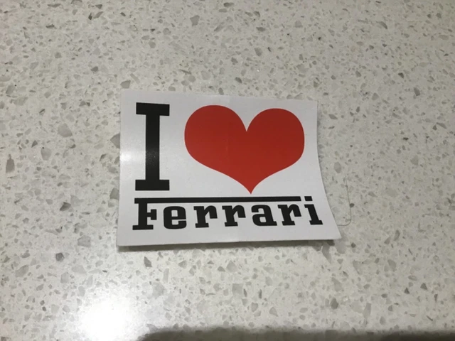 FERRARI CAR STICKER,BRAND New, Collectors, Official, F1, Racing Formula ...
