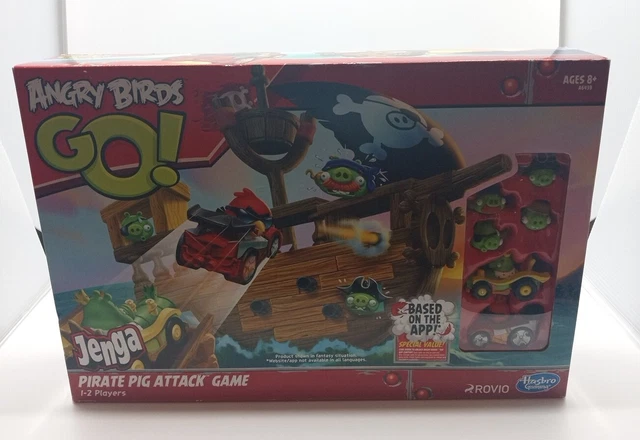 ANGRY BIRDS GO! Gioco Pirate Ship Pig Attack Jenga Hasbro EUR 27,97 ...