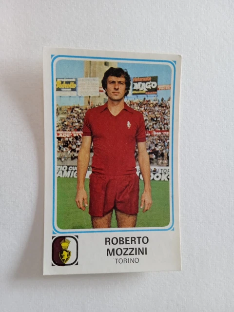 FIGURINA CALCIATORI PANINI 1978/79 TORINO MOZZINI n 259 CON VELINA EUR ...