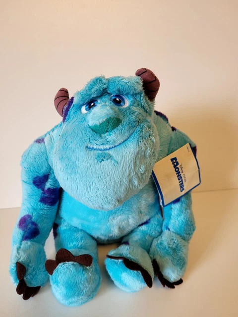 DISNEY PIXAR MONSTERS Inc Sully Soft Toy Plush Approx 9" In Excellent ...