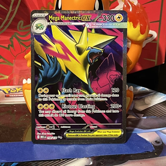 MEGA MANECTRIC EX, Pokémon ME01: Mega Evolution Ultra Rare, 158/132 NM🦁 ...