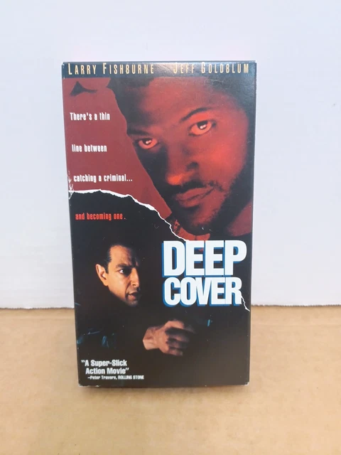 DEEP COVER (VHS, 1992) Action Movie By Larry Fishburne Jeff Goldblum £6 ...