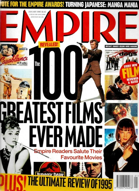 EMPIRE MAGAZINE JAN 1996 - Dolph Lundgren - Manga Mania - 100 Greatest ...
