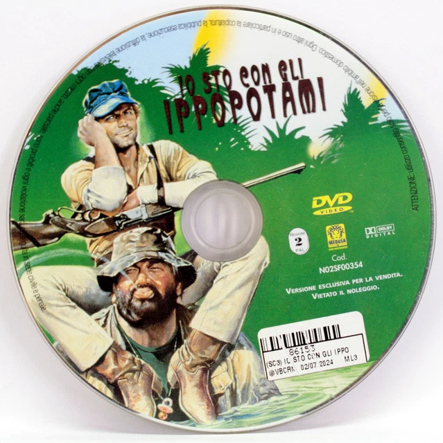 IO STO CON Gli Ippopotami Bud Spencer Terrence Hill Solo Dvd Ita Usato ...