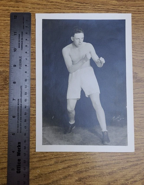 CANADA 1927 DOMINION Heavyweight Boxing Champ Jim Norquay signed Photo ...