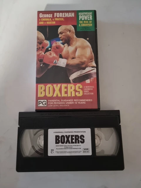 VHS BOXERS NO.7 GEORGE FOREMAN v CHUVALO v FRAZIER v NORTON 45 mins $25 ...