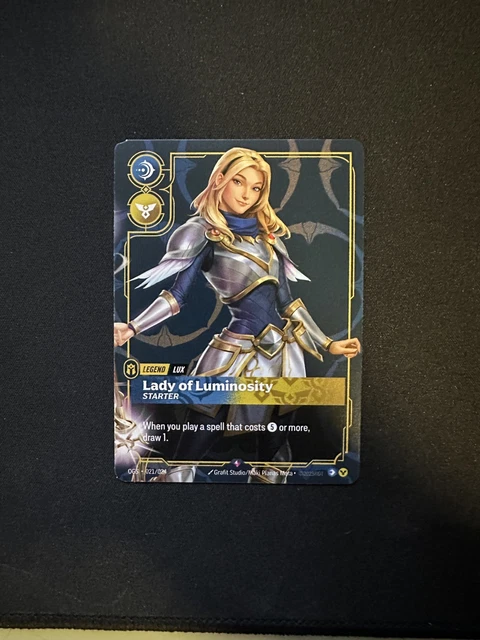 RIFTBOUND LEAGUE OF Legends TCG Lux Lady of Luminosity OGS Proving Grounds #021 £9.15 - PicClick UK