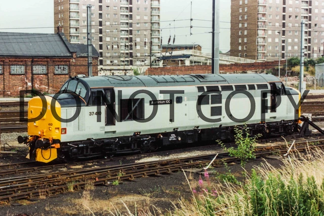 UK DIESEL TRAIN Railway Photograph Of Class 37 Loco 37410. Rm37-1205 £1 ...