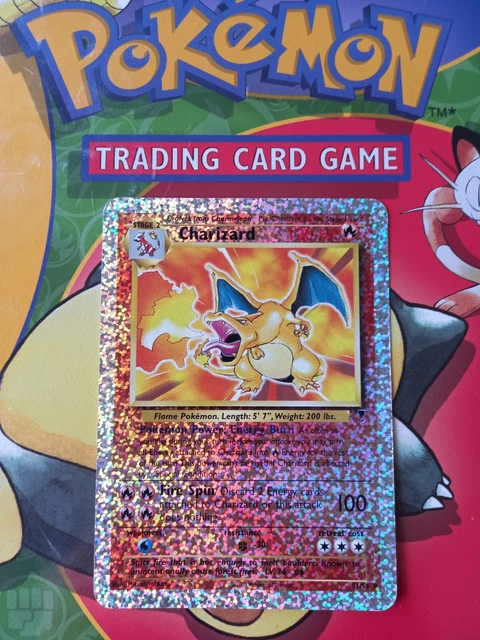 CHARIZARD S1/S4 LEGENDARY Collection Jumbo Oversized Box Topper Pokemon ...