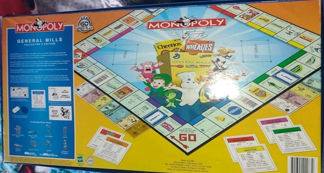COMPLETE 2006 MONOPOLY GENERAL MILLS COLLECTOR'S EDITION Board Game ...